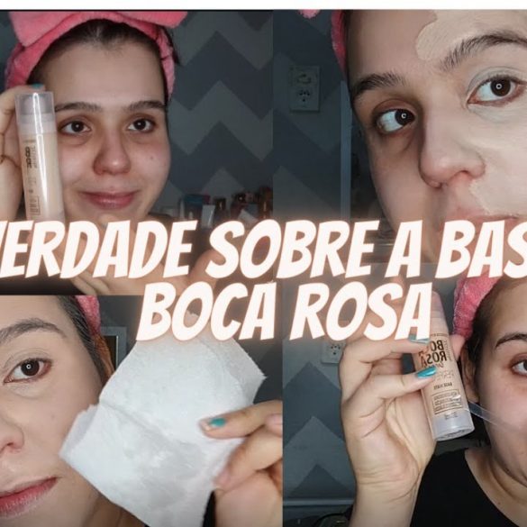 COMPARANDO TONS BASE BOCA ROSA - Maquiagem para Noite