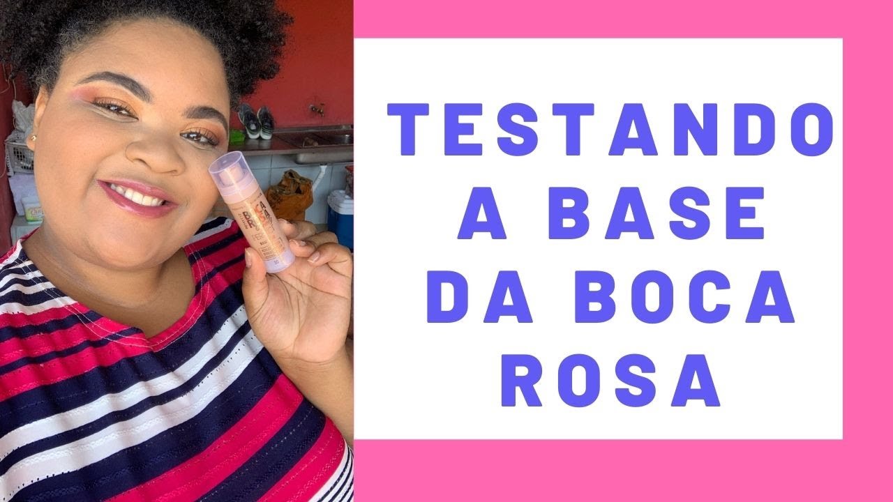 TESTANDO A BASE DA BOSA ROSA (será que é boa mesmo??) - Maquiagem para ...